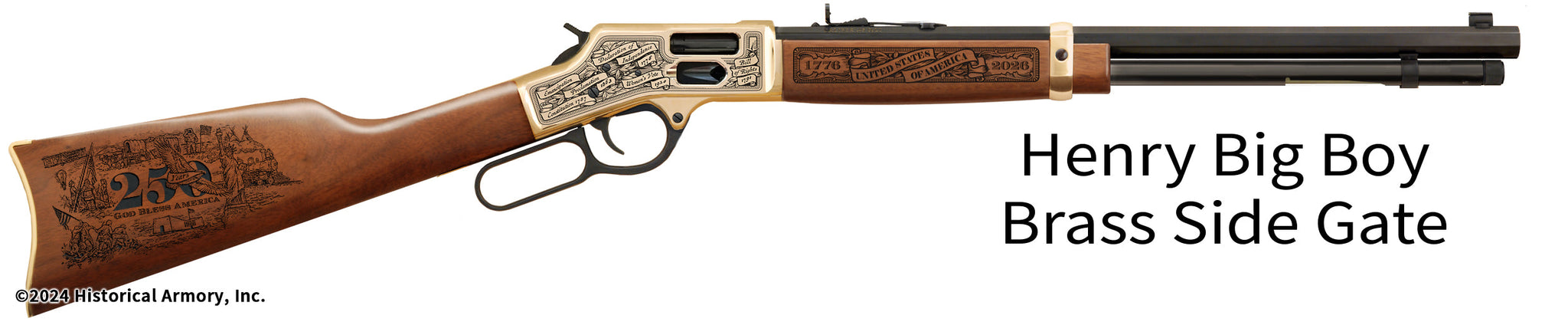 America's 250th Anniversary Limited Edition Engraved Rifle – Historical ...