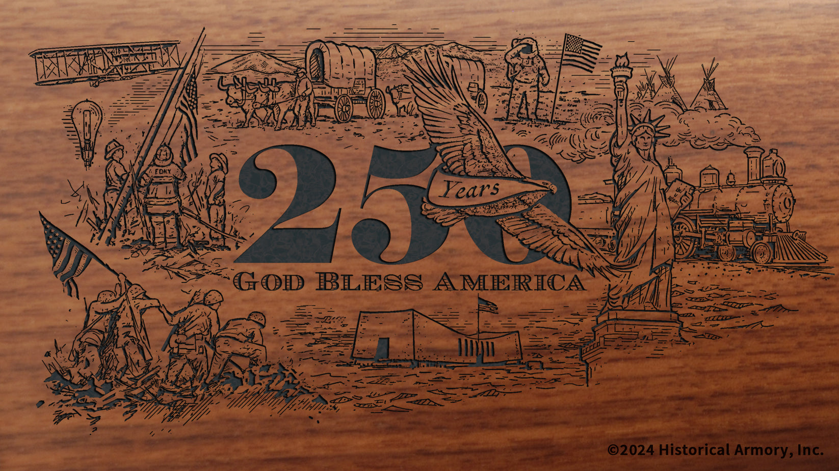 America's 250th Anniversary Limited Edition Engraved Rifle – Historical ...