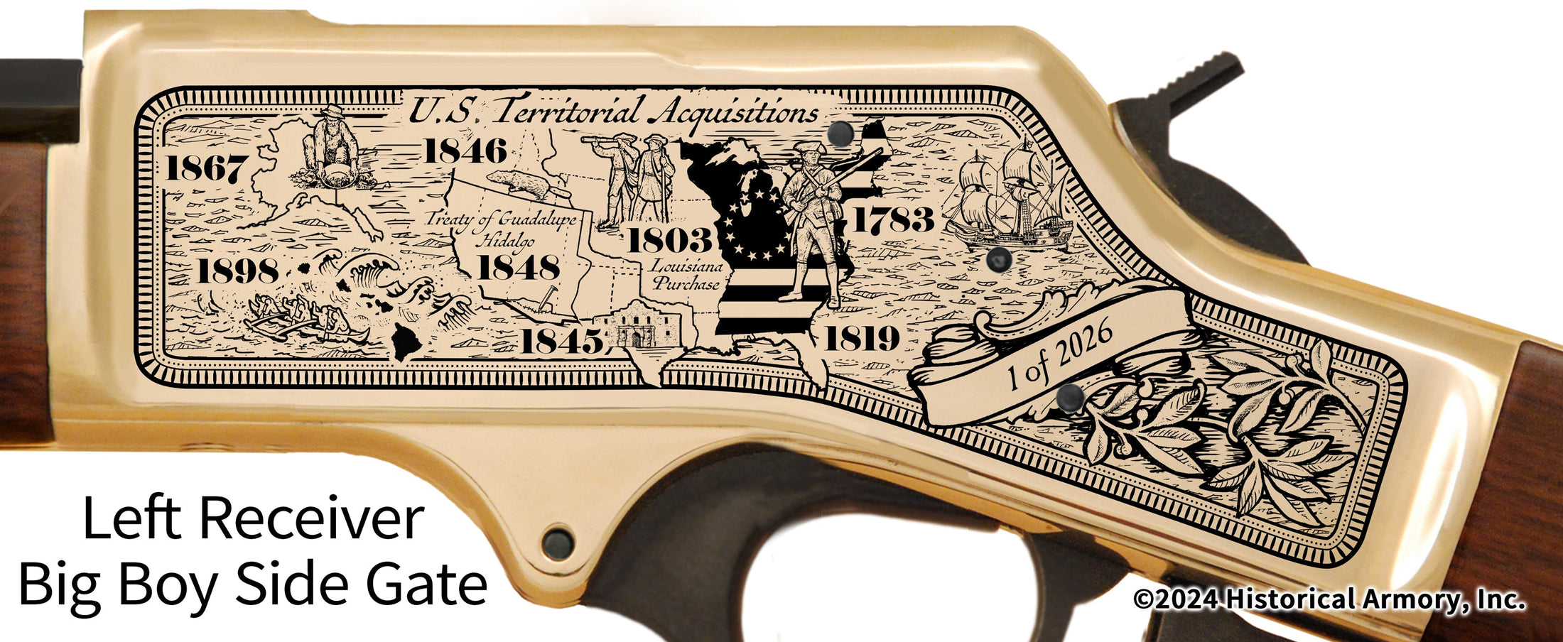America's 250th Anniversary Limited Edition Engraved Rifle – Historical ...
