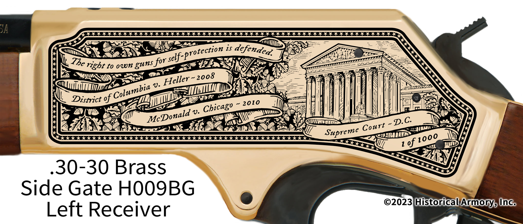 2nd Amendment Limited Edition Engraved Rifle – Historical Armory
