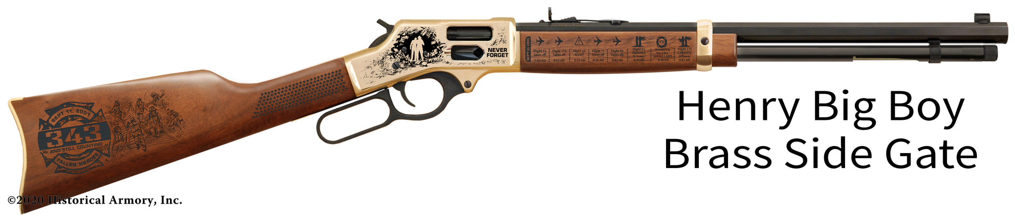 9/11 Firefighter Tribute Engraved Rifle – Historical Armory