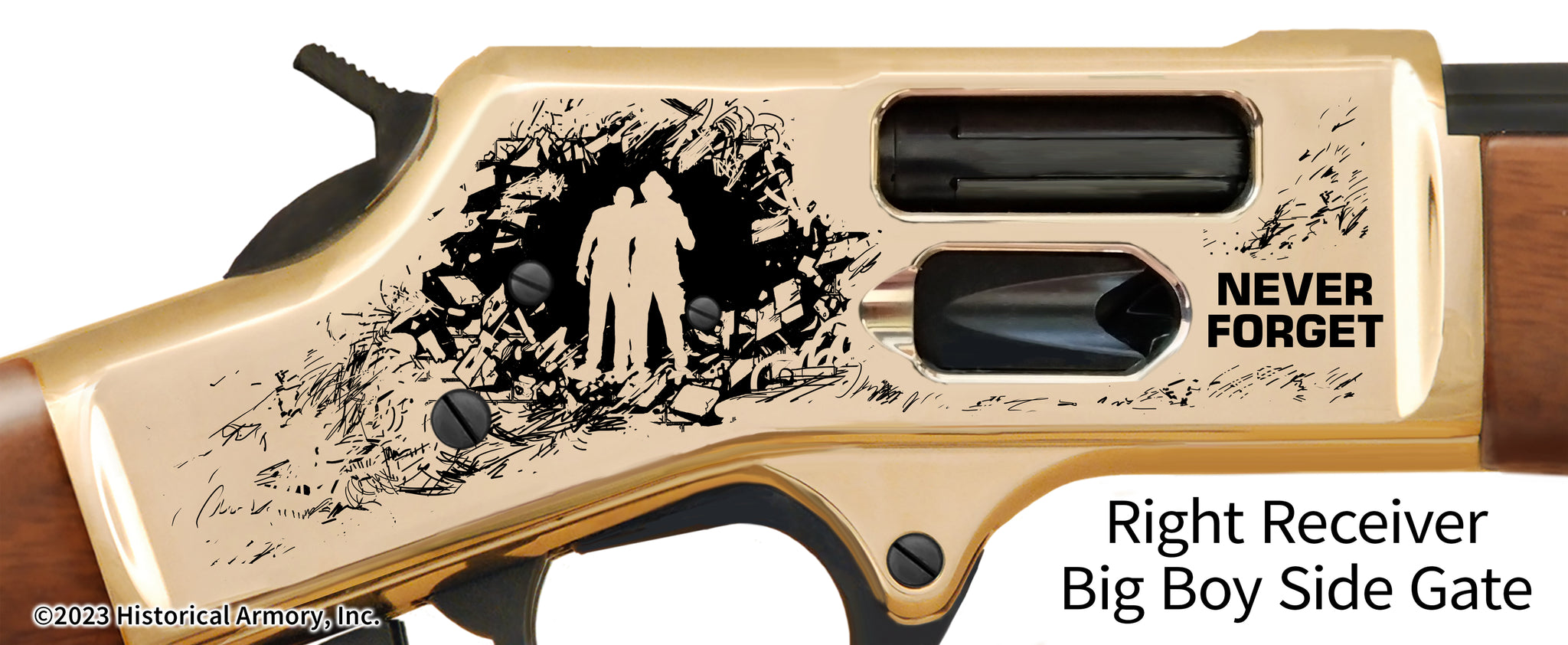 9/11 Firefighter Tribute Engraved Rifle – Historical Armory