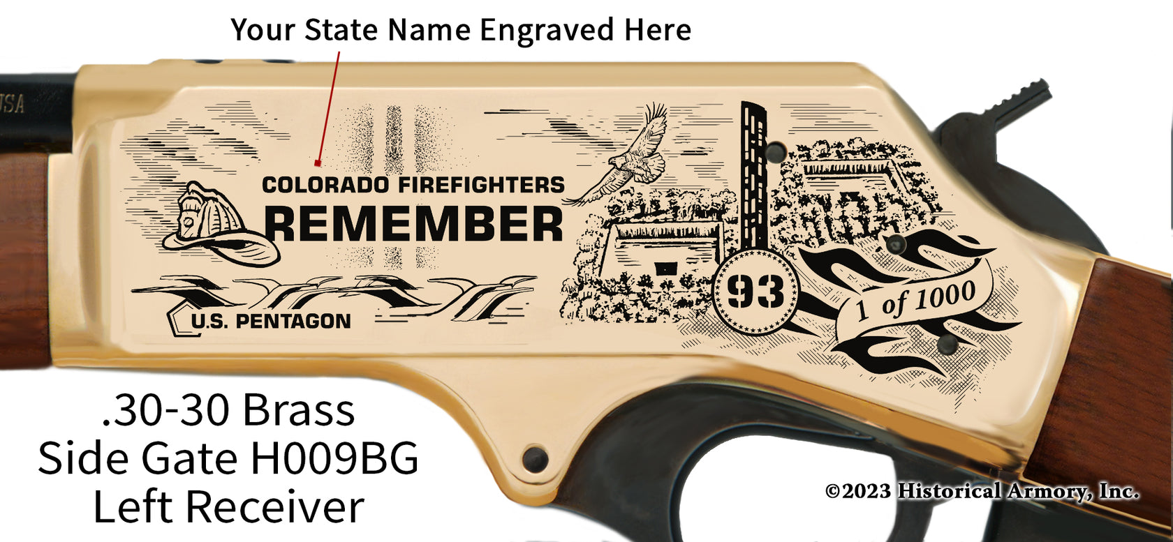 9/11 Firefighter Tribute Engraved Rifle – Historical Armory