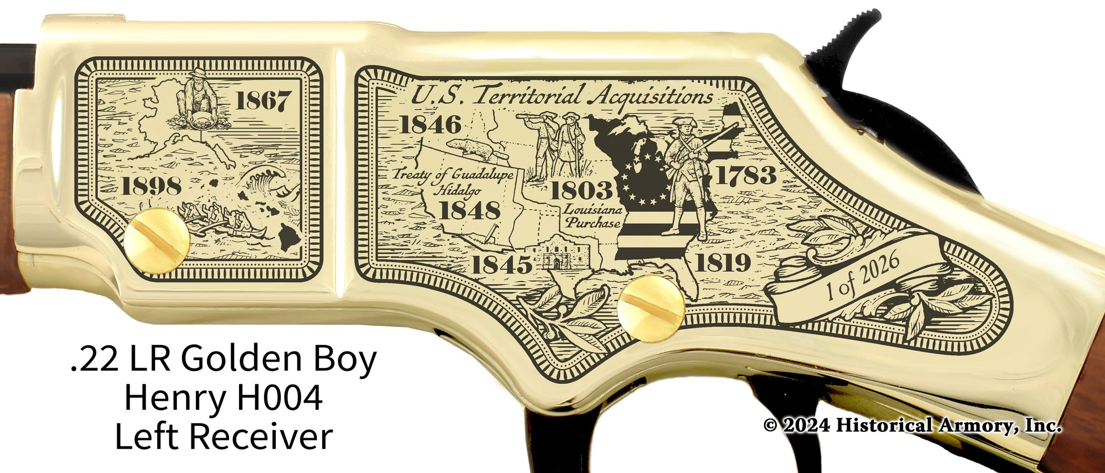 America's 250th Anniversary Limited Edition Engraved Rifle – Historical ...