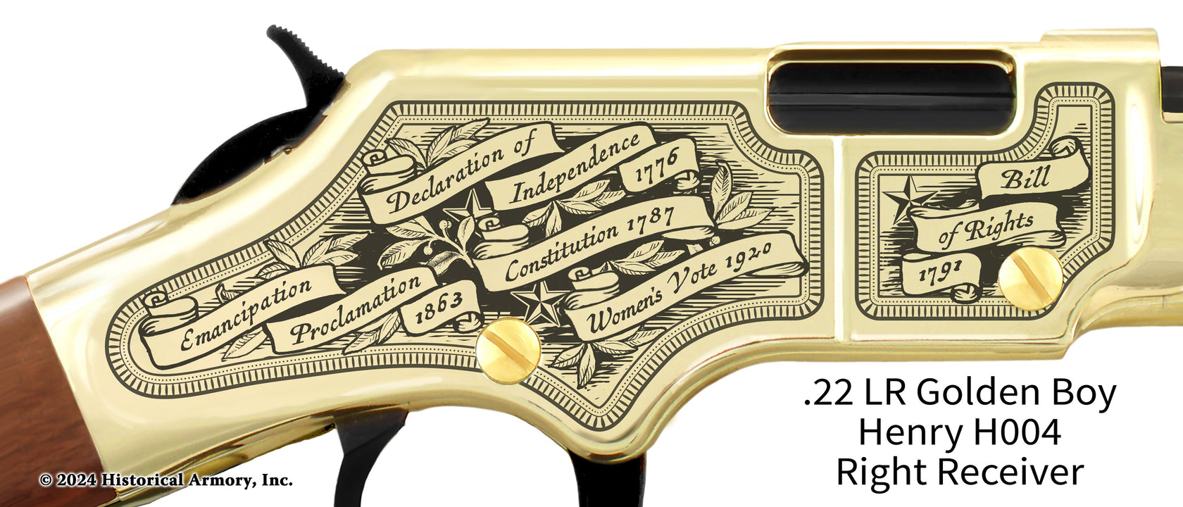 America's 250th Anniversary Limited Edition Engraved Rifle – Historical ...