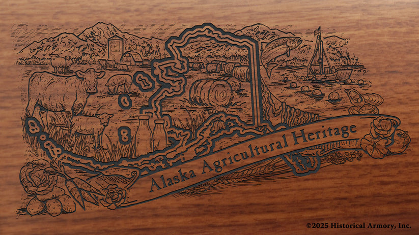 Alaska State Agricultural Heritage Engraved Rifle – Historical Armory