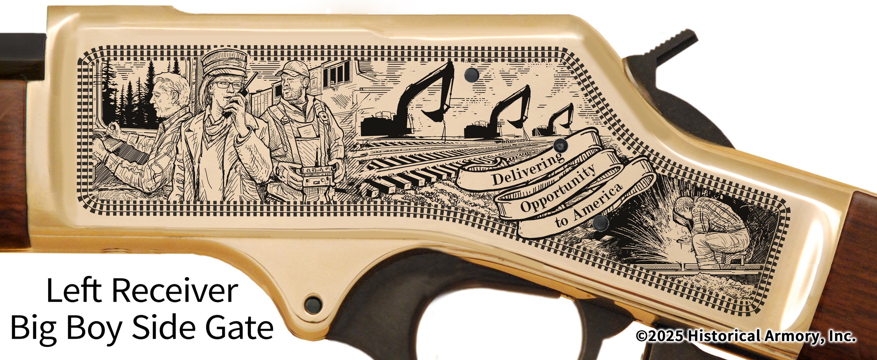 American Railroad Limited Edition Engraved Rifle – Historical Armory