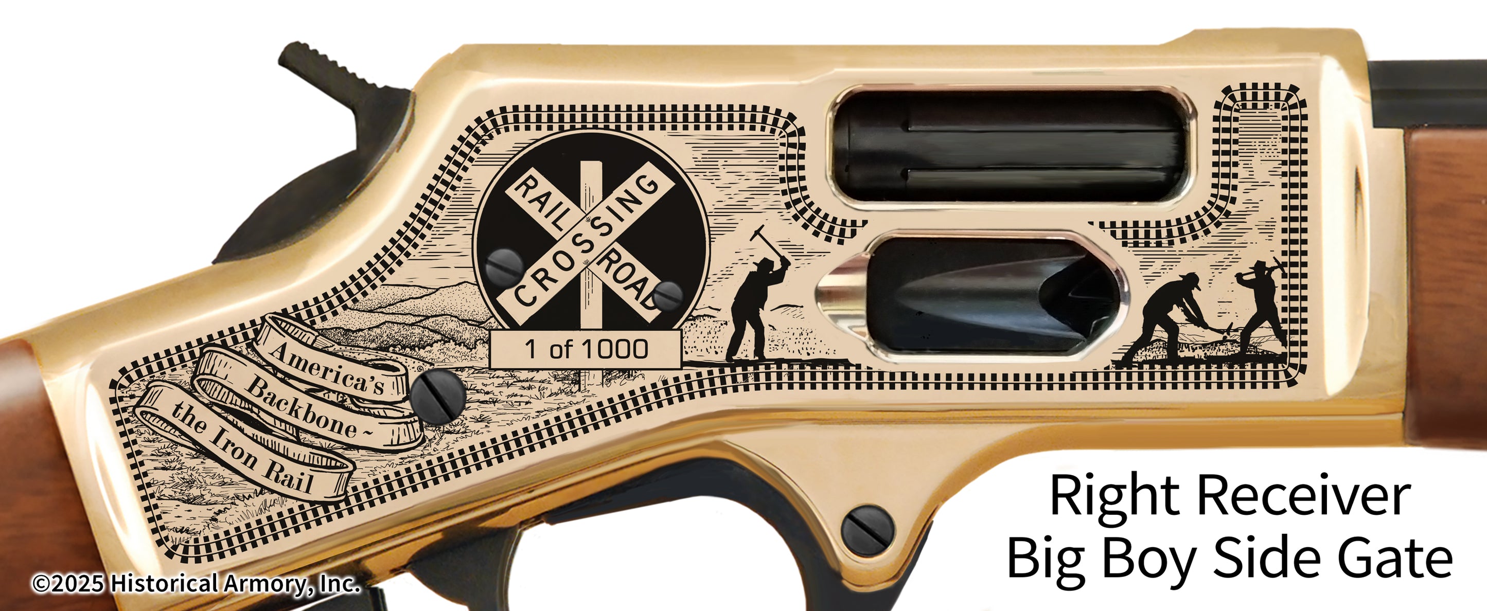 American Railroad Limited Edition Engraved Rifle – Historical Armory