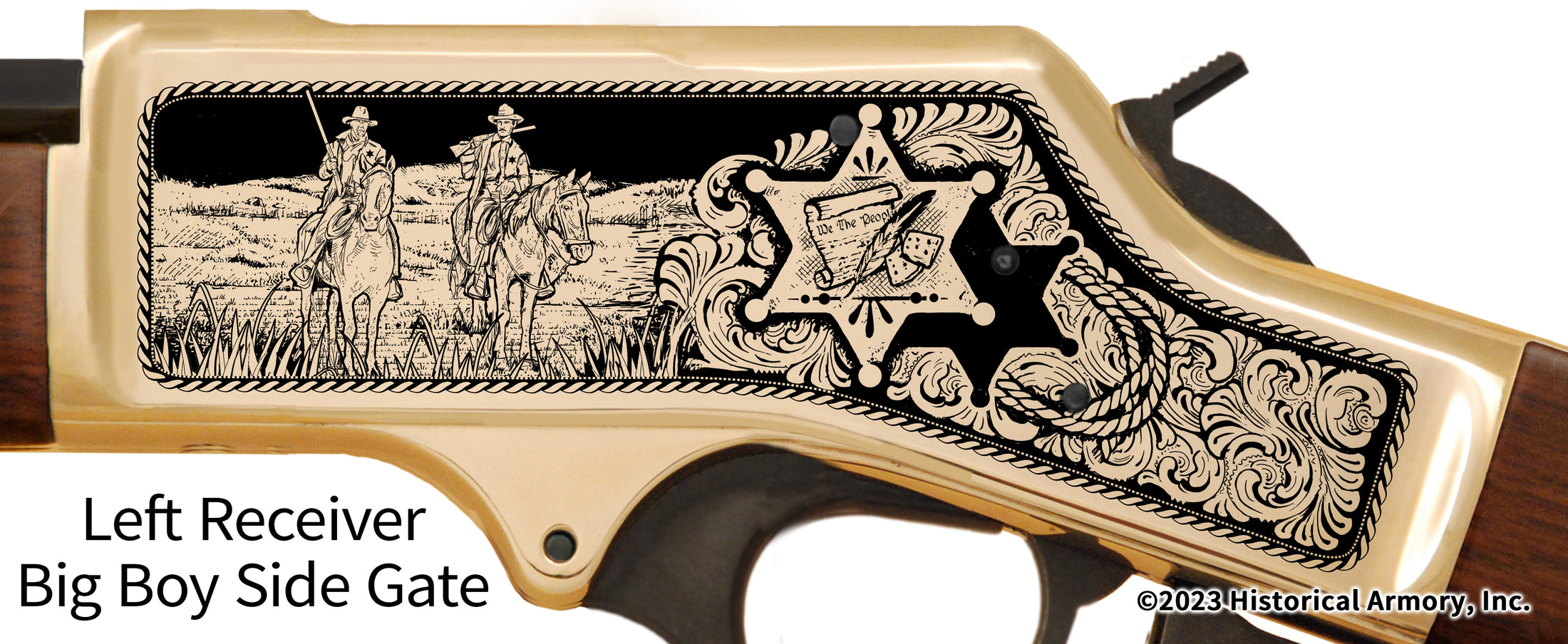 American Sheriff Engraved Rifle – Historical Armory