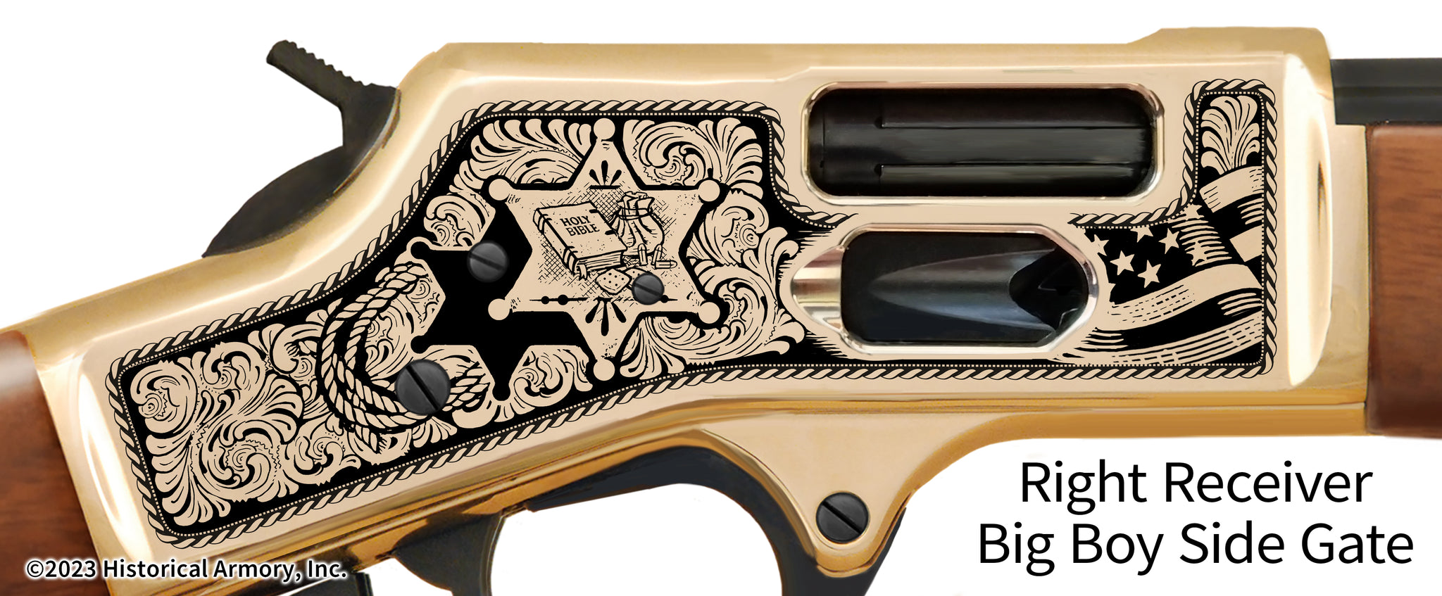 American Sheriff Engraved Rifle – Historical Armory