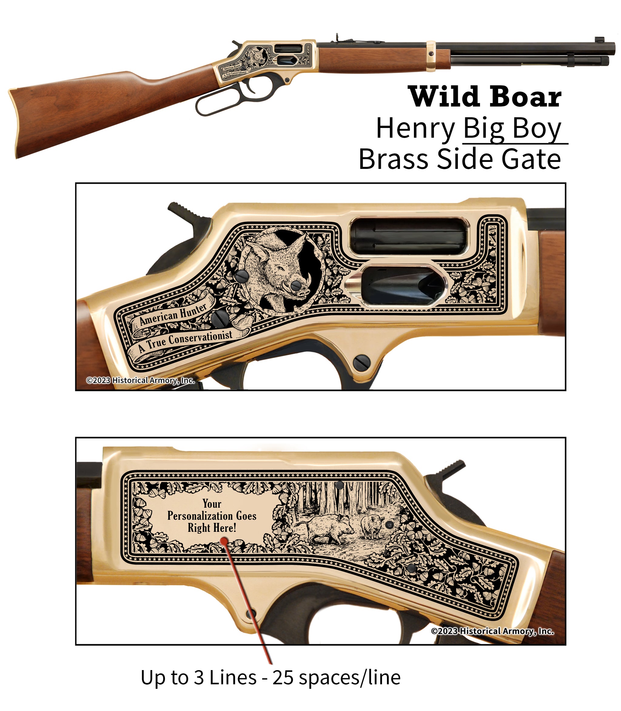 Personalized Hunter Engraved Rifle – Historical Armory