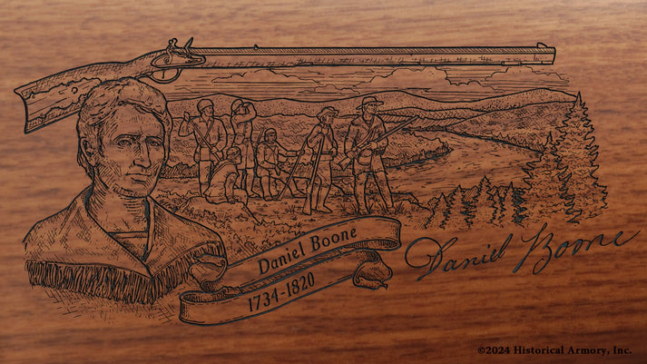 Daniel Boone Limited Edition Engraved Rifle – Historical Armory