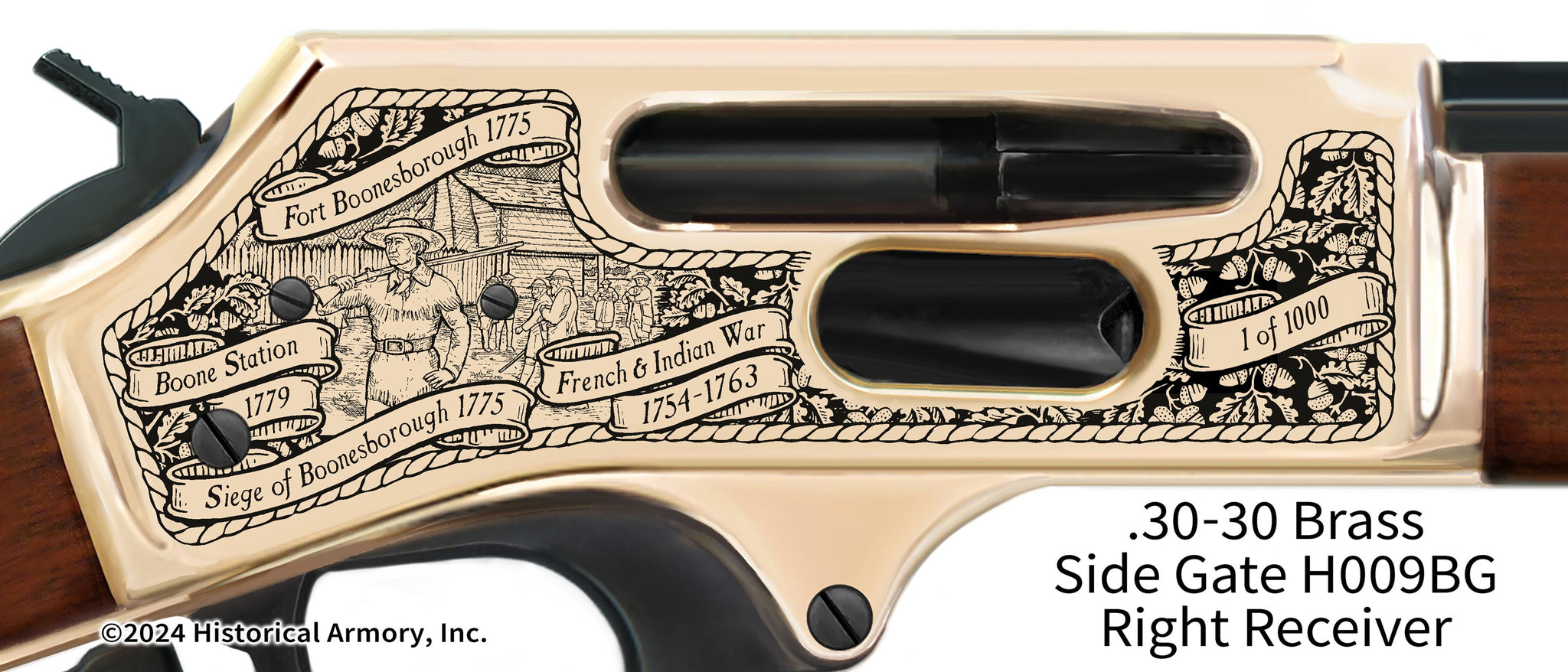 Daniel Boone Limited Edition Engraved Rifle – Historical Armory