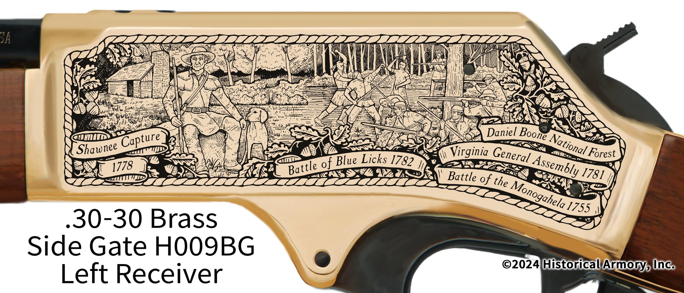 Daniel Boone Limited Edition Engraved Rifle – Historical Armory
