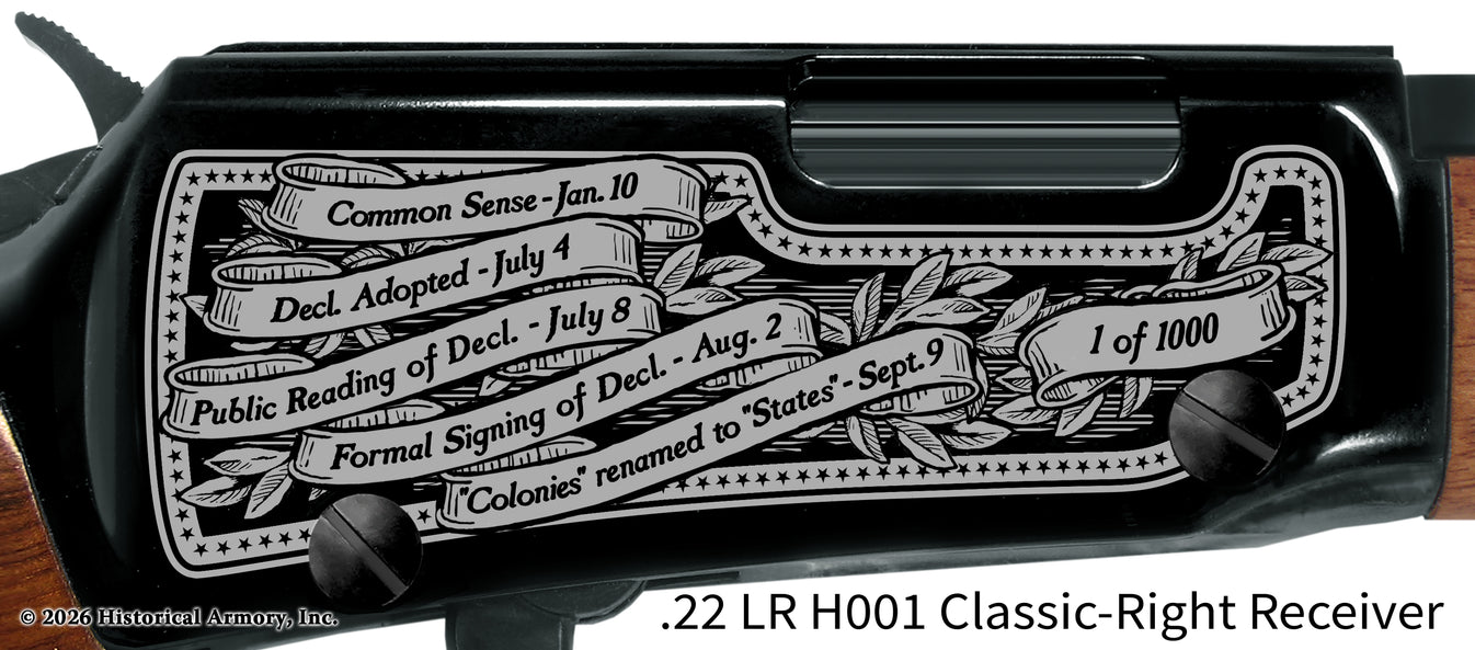 Declaration of Independence Limited Edition Engraved Rifle – Historical ...