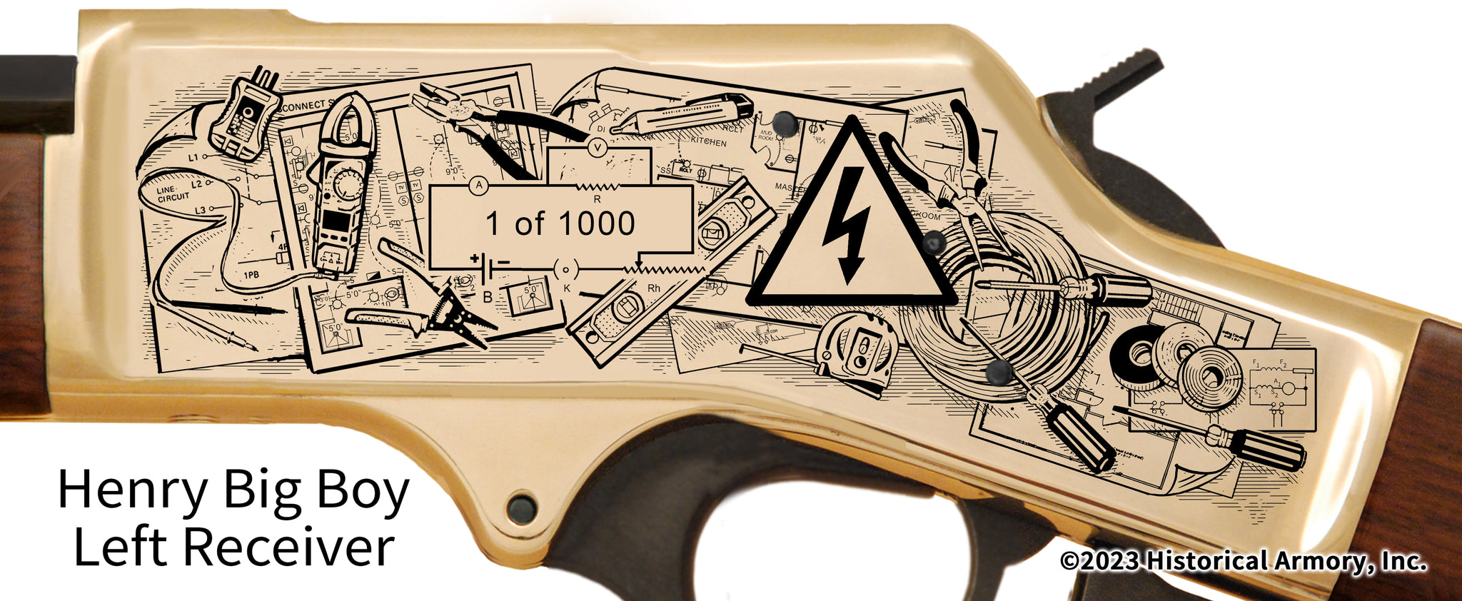 American Electrician Limited Edition Engraved Rifle – Historical Armory