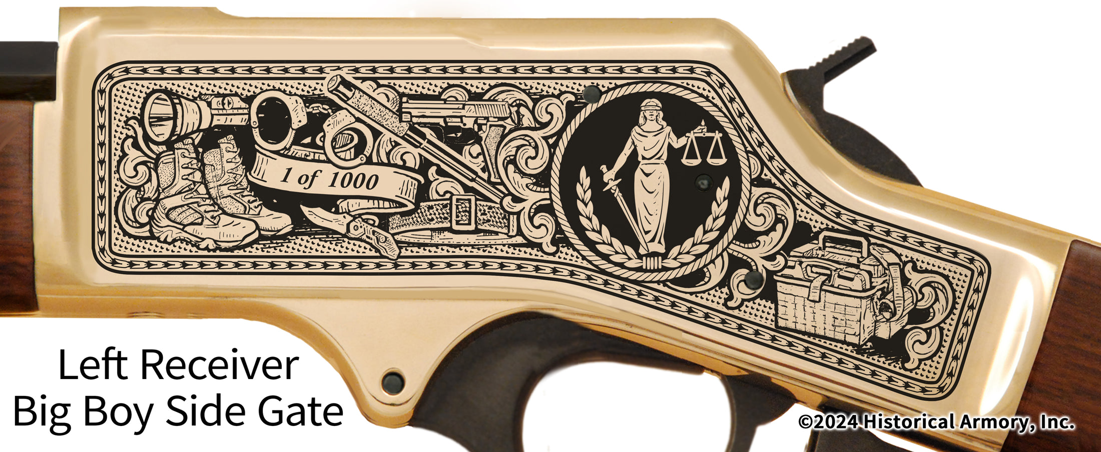 American Law Enforcement Limited Edition Engraved Rifle – Historical Armory
