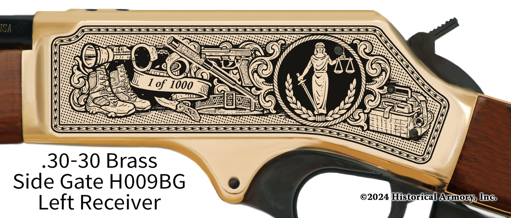 American Law Enforcement Limited Edition Engraved Rifle – Historical Armory