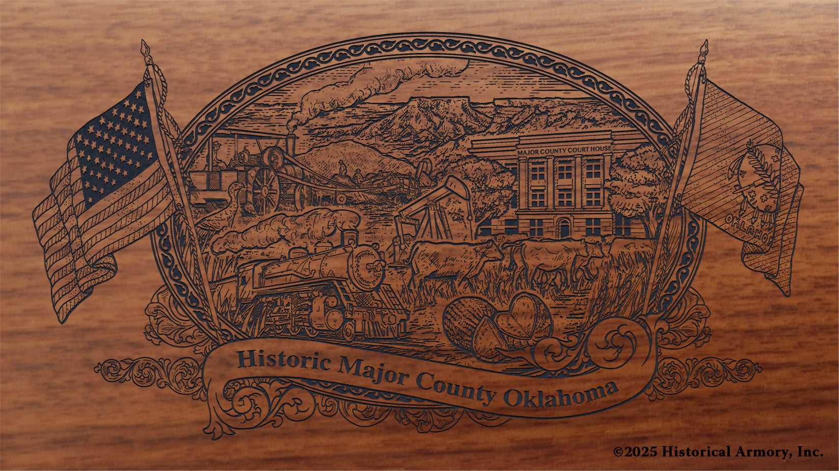 Major County Oklahoma Engraved Rifle – Historical Armory