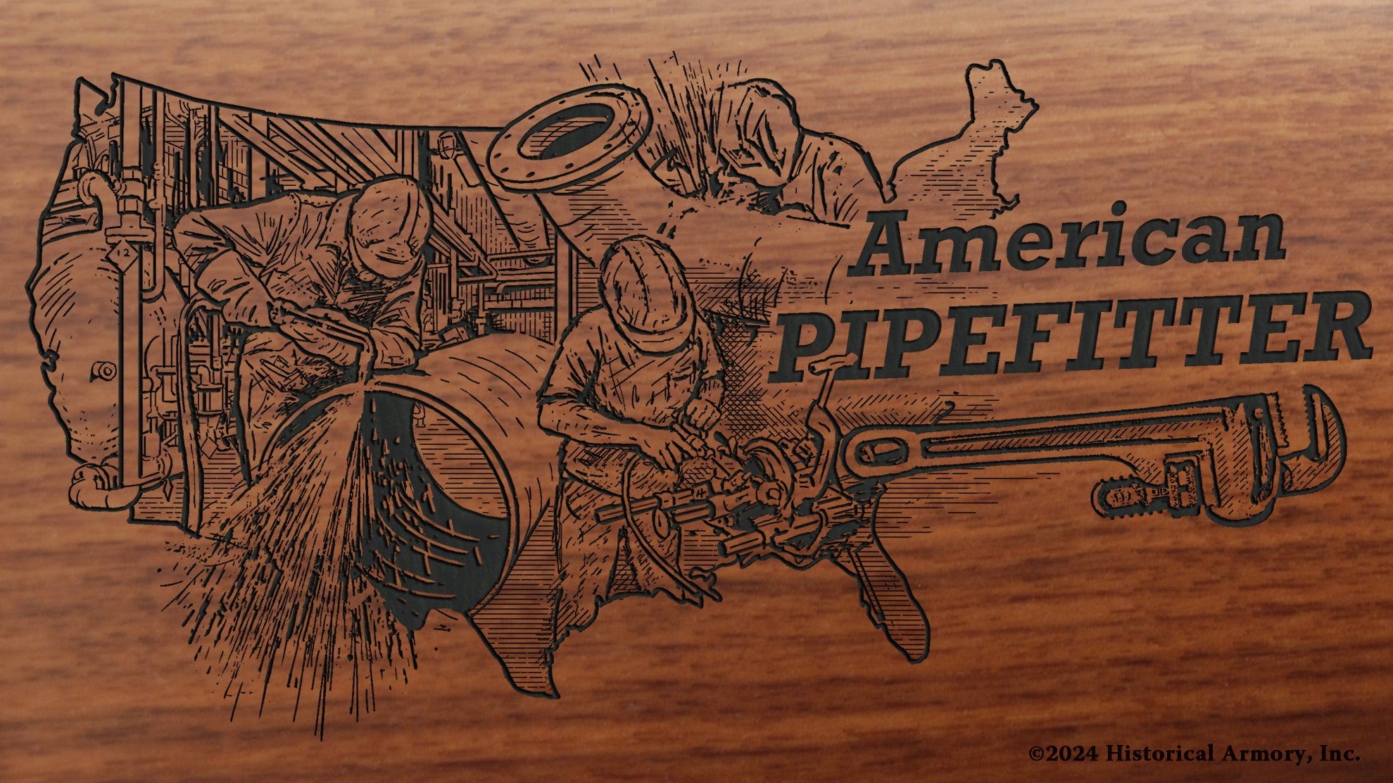 American Pipefitter Limited Edition Engraved Rifle – Historical Armory
