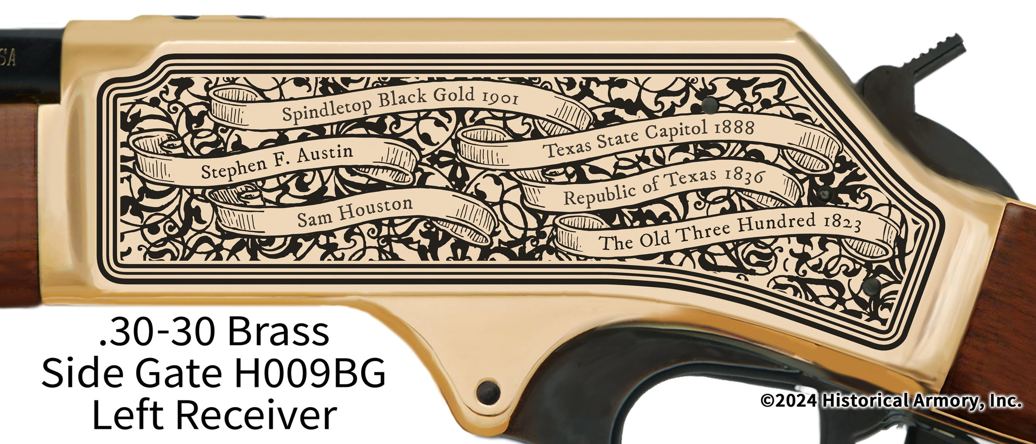 Texas State Pride Engraved Rifle – Historical Armory