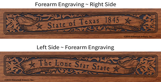 Texas State Pride Engraved Rifle – Historical Armory