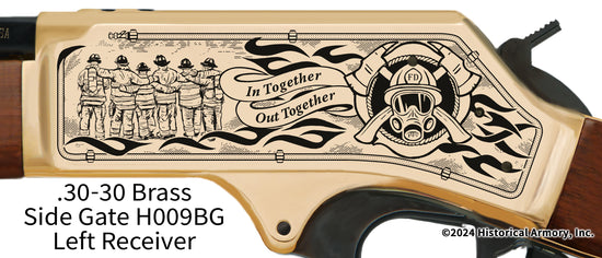 Thin Red Line Firefighter Engraved Rifle – Historical Armory
