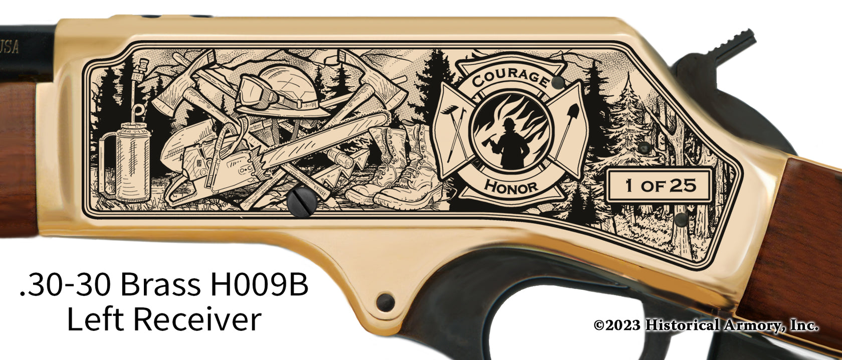 Wildland Firefighter Engraved Rifle – Historical Armory