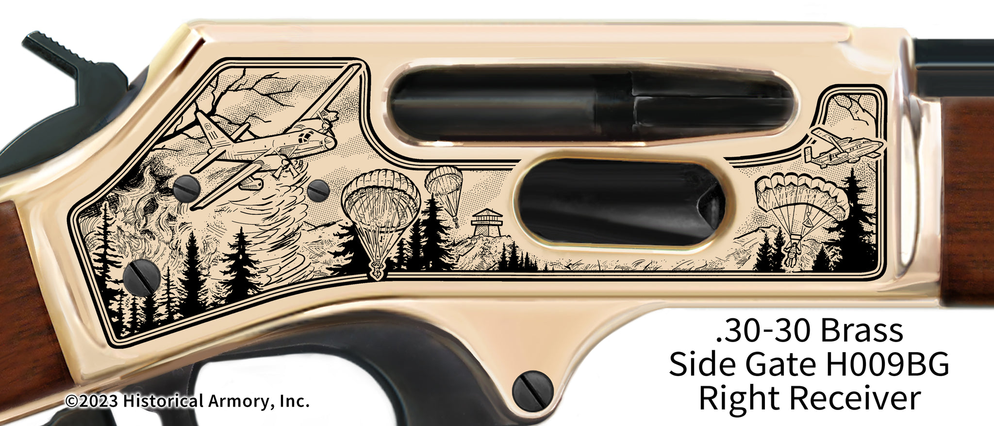 Wildland Firefighter Engraved Rifle – Historical Armory