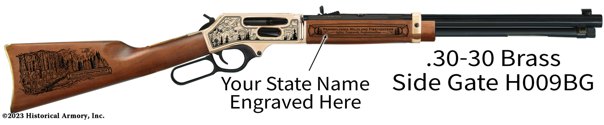 Wildland Firefighter Engraved Rifle – Historical Armory