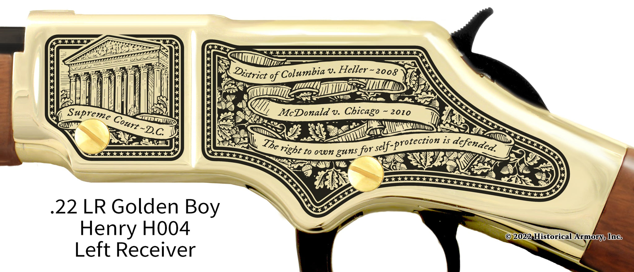 2nd Amendment Limited Edition Engraved Rifle – Historical Armory