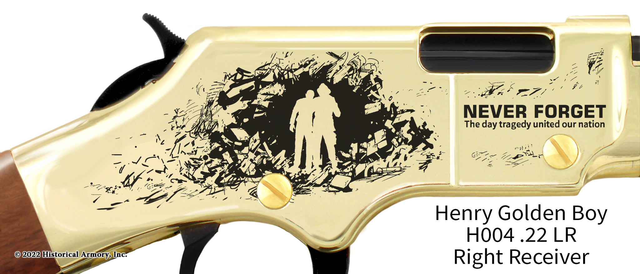 9/11 Firefighter Tribute Engraved Rifle – Historical Armory