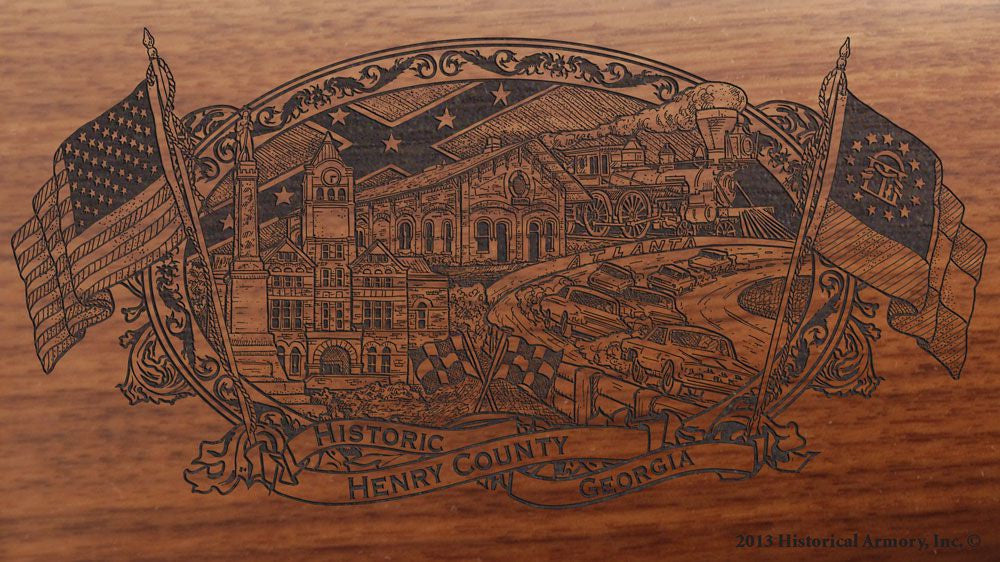 Henry County Georgia Engraved Rifle – Historical Armory