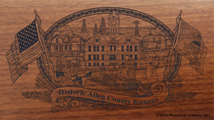 Kansas County History Engraved Henry Rifles | Historical Armory