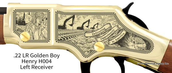 American Railroad Limited Edition Engraved Rifle – Historical Armory