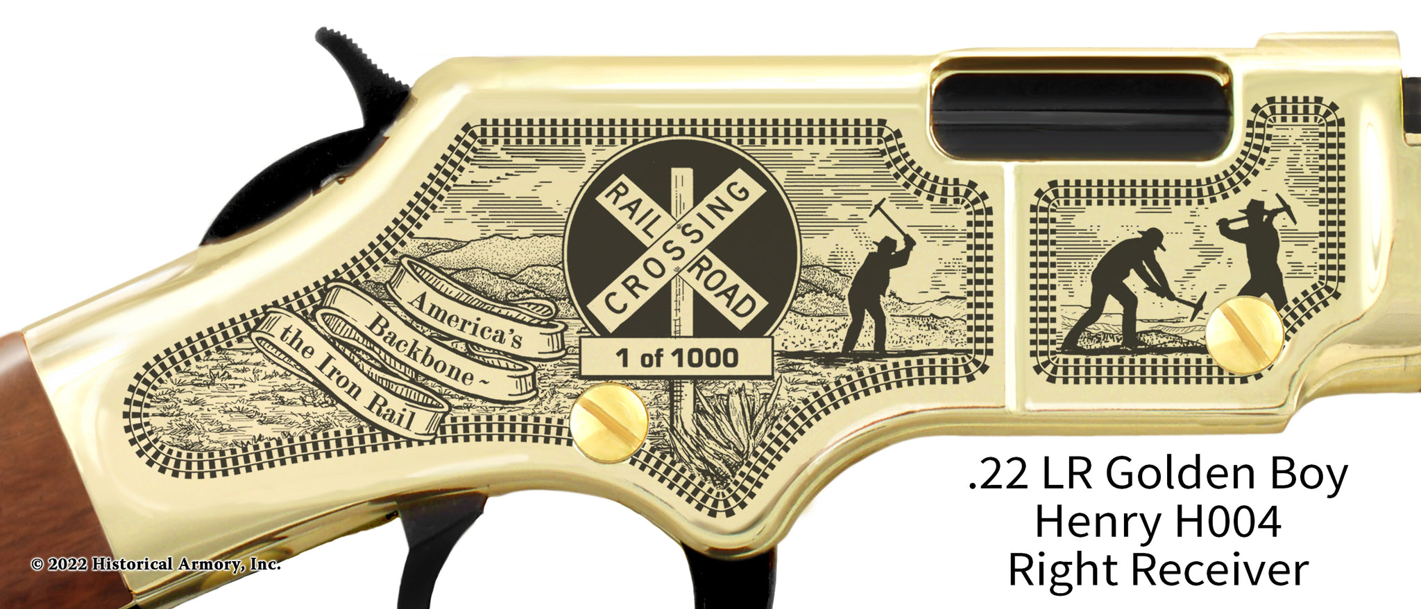 American Railroad Limited Edition Engraved Rifle – Historical Armory