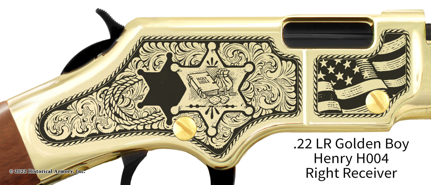 American Sheriff Engraved Rifle – Historical Armory