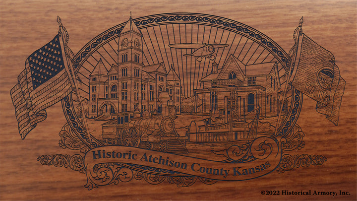 Kansas County History Engraved Henry Rifles | Historical Armory