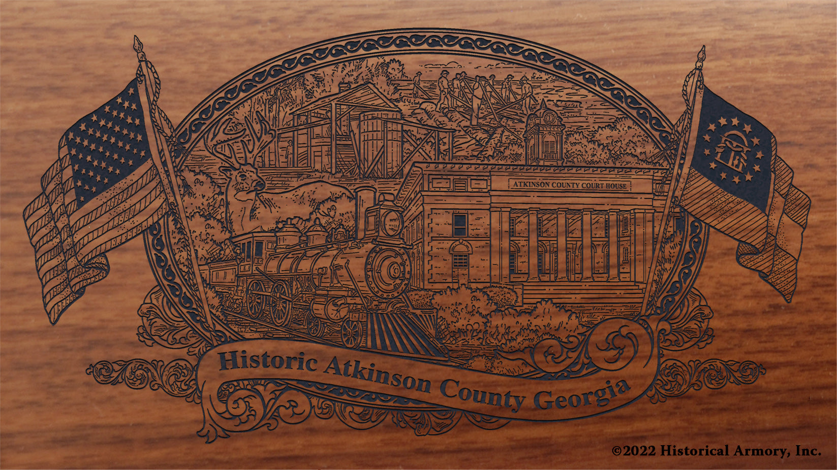 Atkinson County Georgia Engraved Rifle – Historical Armory