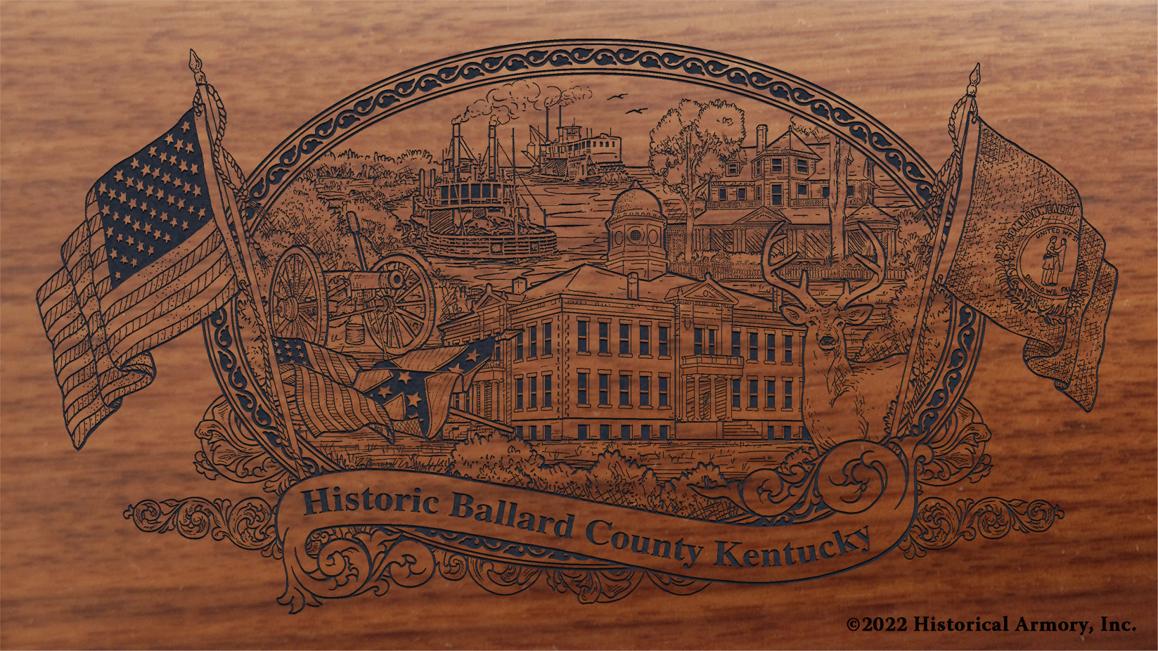 Kentucky County History Engraved Henry Rifles | Historical Armory