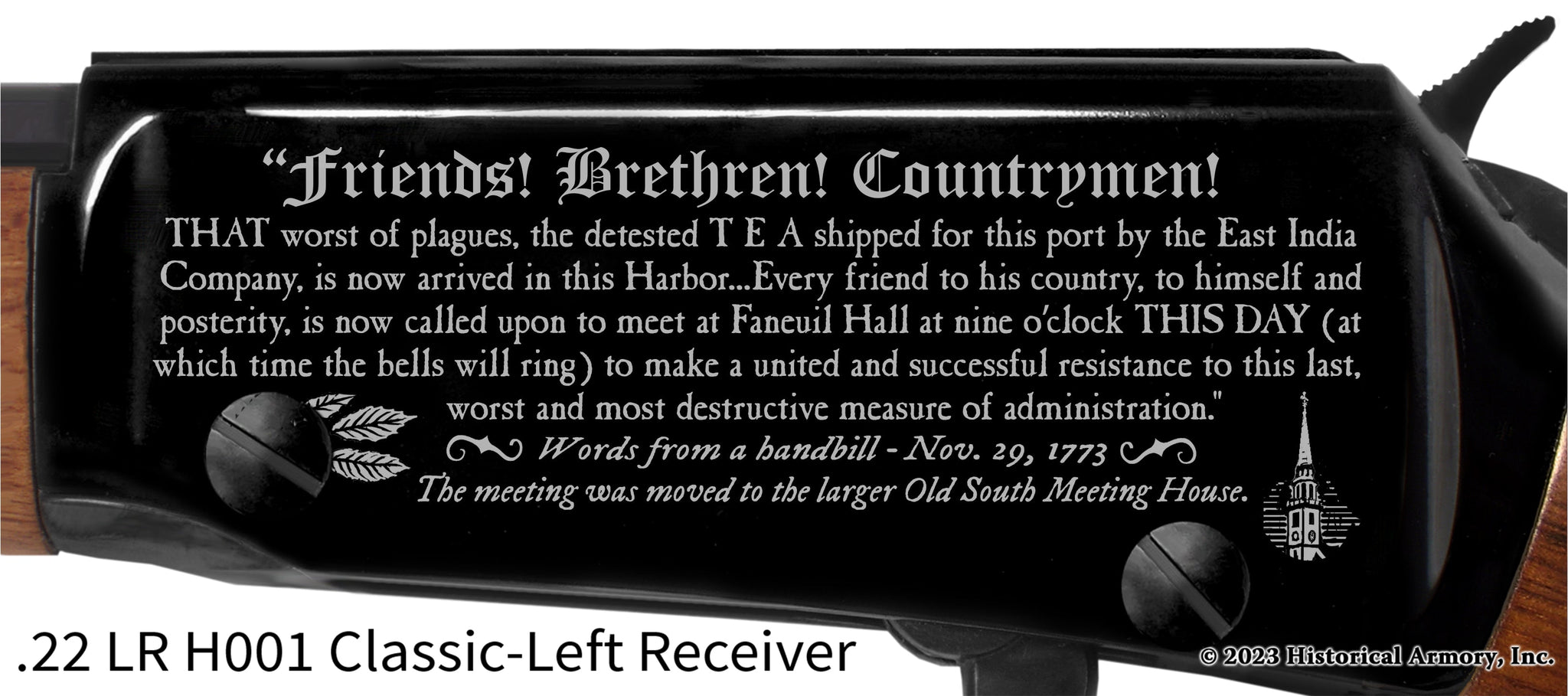 Boston Tea Party Limited Edition Engraved Rifle – Historical Armory