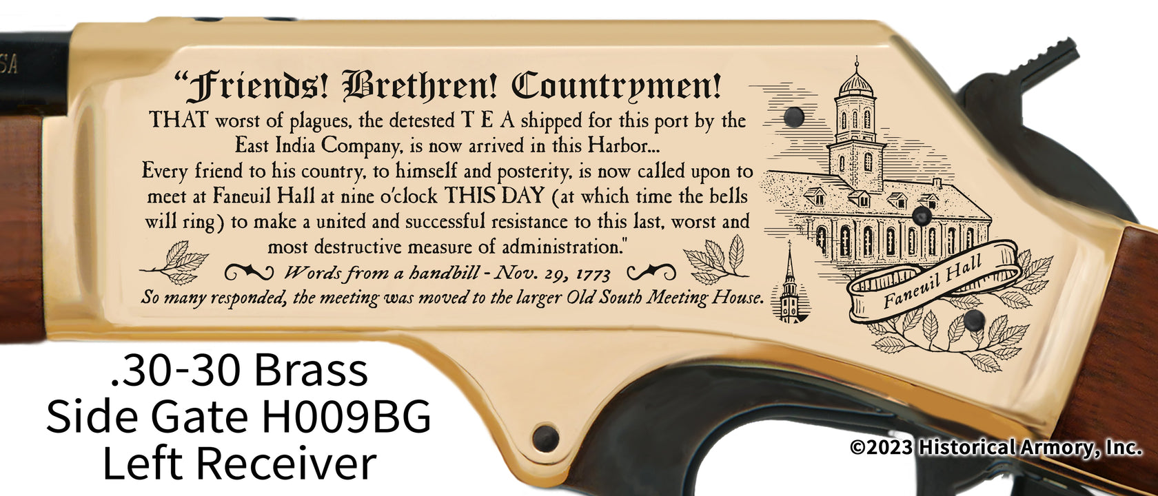 Boston Tea Party Limited Edition Engraved Rifle – Historical Armory