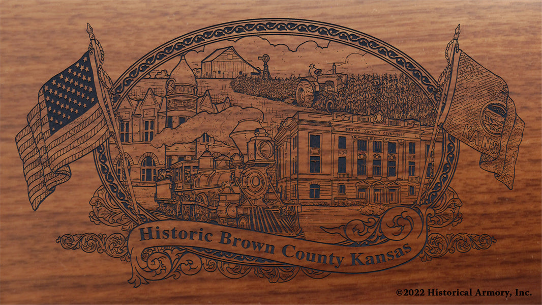 Kansas County History Engraved Henry Rifles | Historical Armory