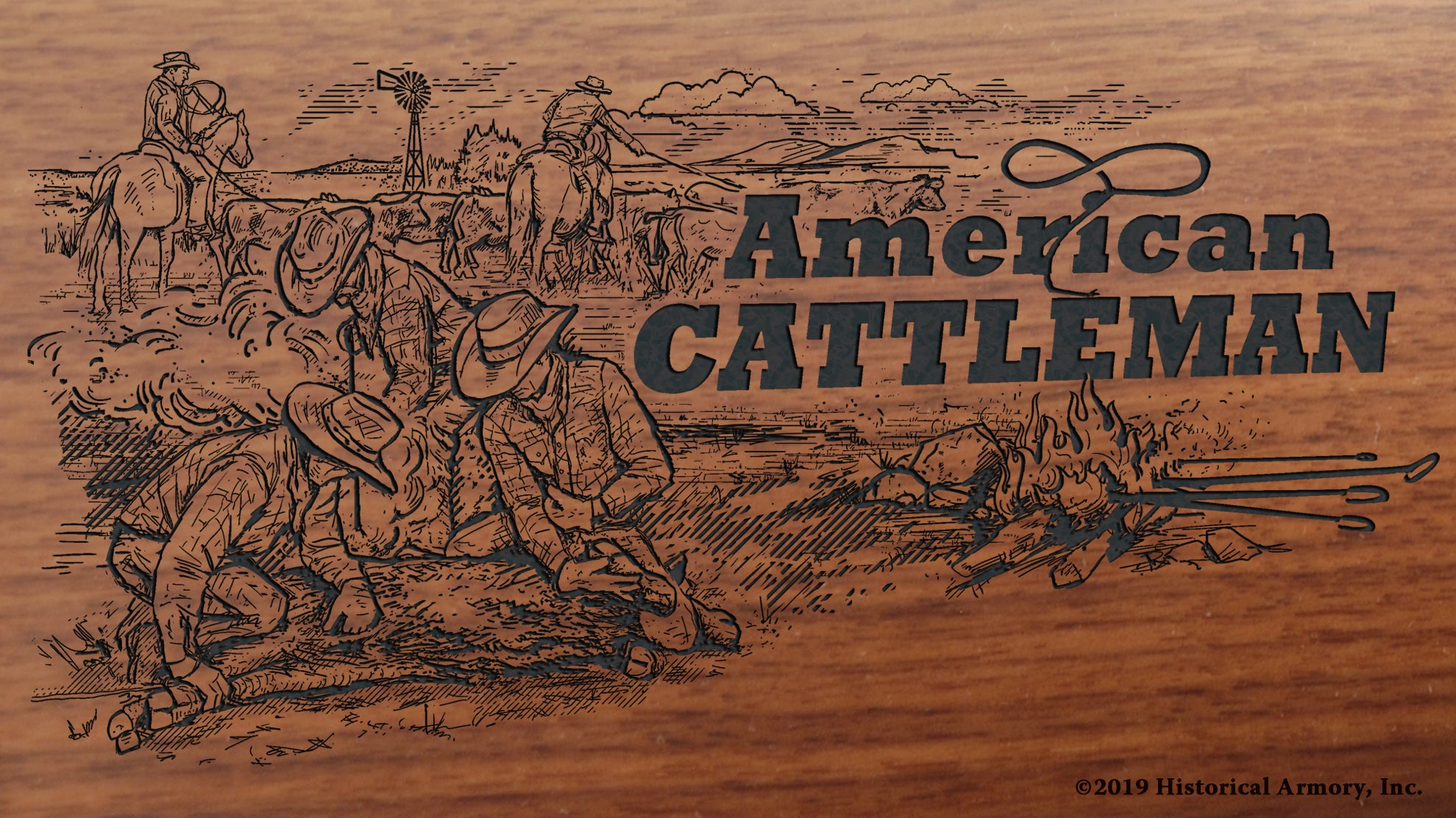 American Cattleman Limited Edition Engraved Rifle – Historical Armory