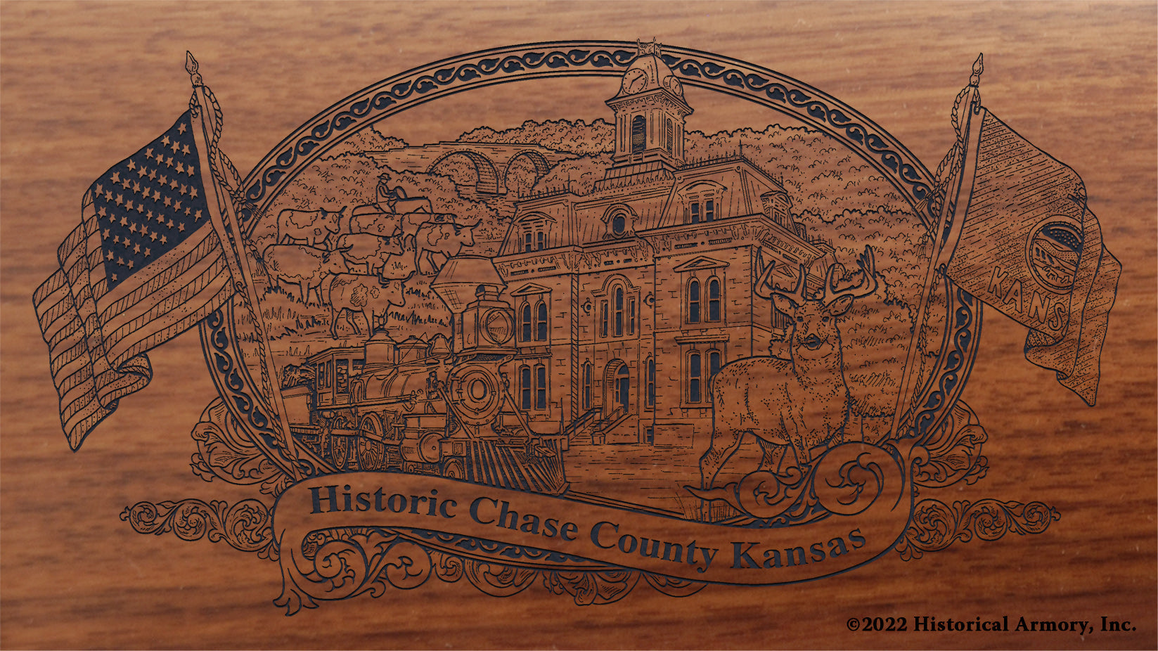 Chase County Kansas Engraved Rifle – Historical Armory