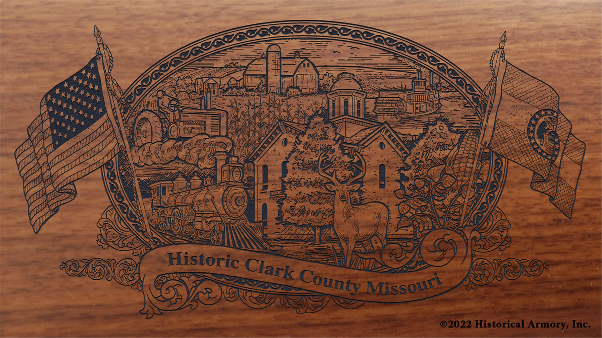 Clark County Missouri Engraved Rifle – Historical Armory