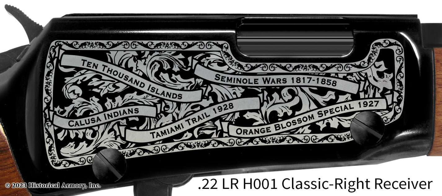 Collier County Florida Engraved Rifle – Historical Armory