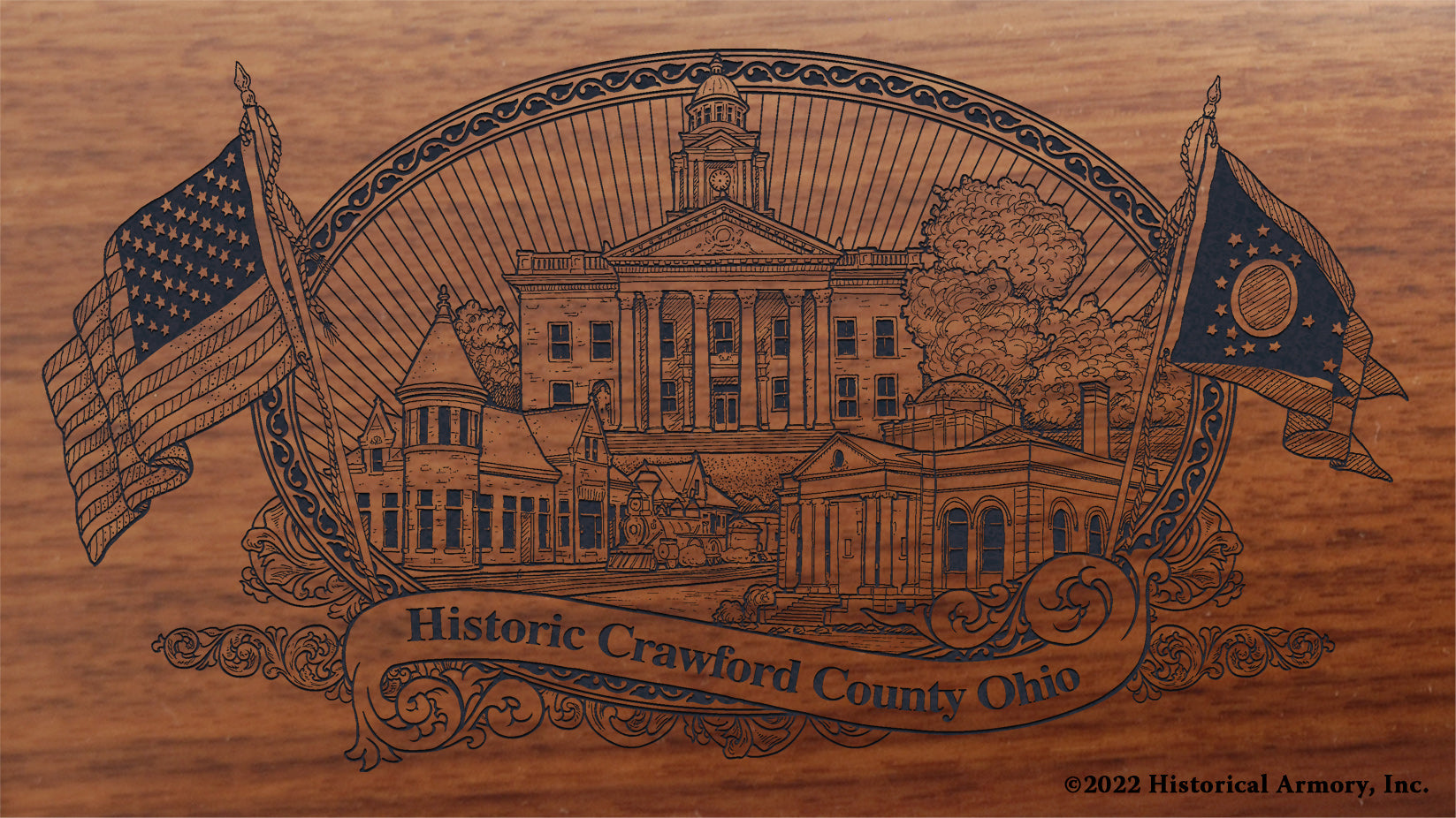 Crawford County Ohio Engraved Rifle – Historical Armory
