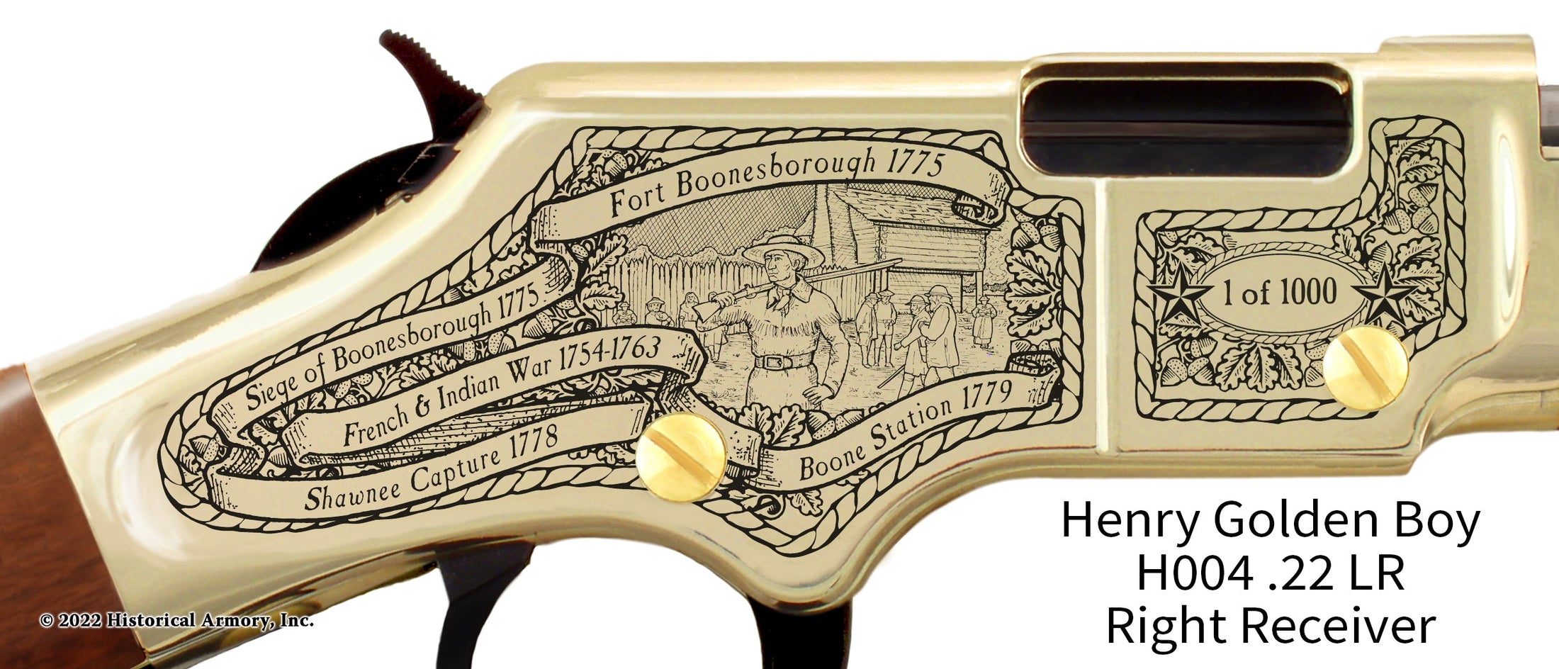 Daniel Boone Limited Edition Engraved Rifle – Historical Armory