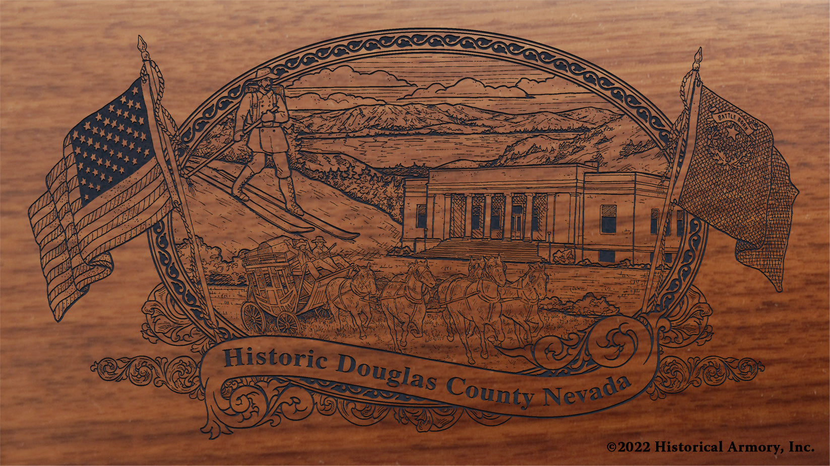 Douglas County Nevada Engraved Rifle | Historical Armory